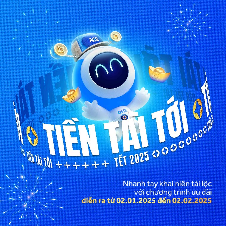 Giao dịch ACB ONE, tiền tài tới - Chương trình cho Ngân hàng số