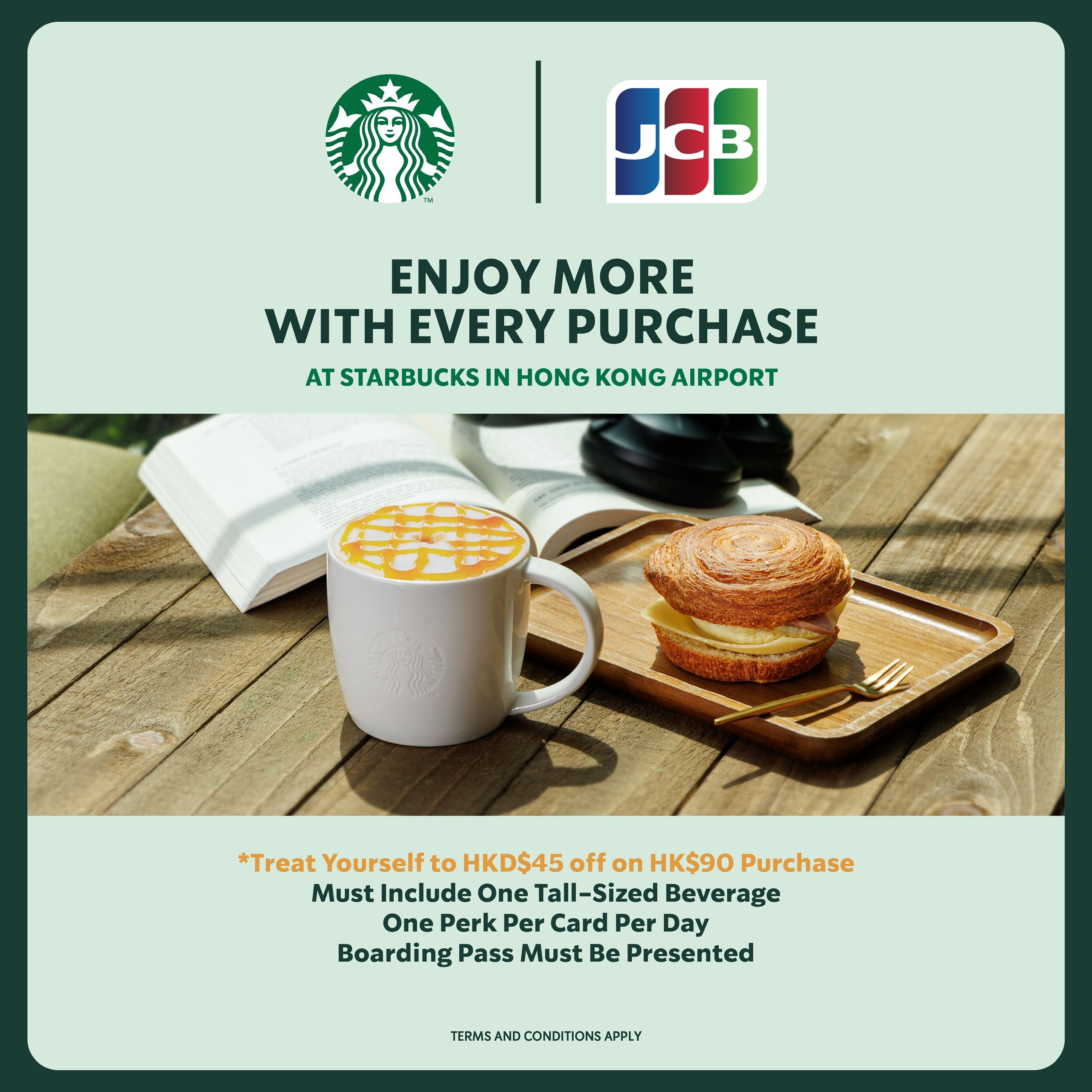 Ưu đãi quốc tế thẻ JCB - Starbucks Hồng Kông